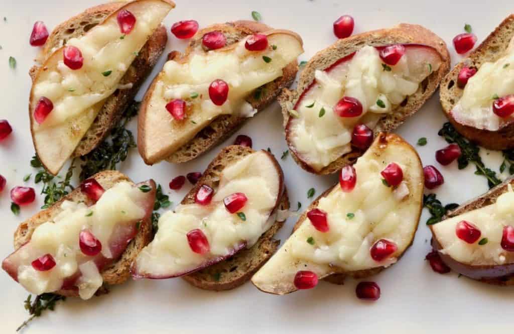 The Most Festive Pear Crostini - Good Grief Cook Good Grief Cook