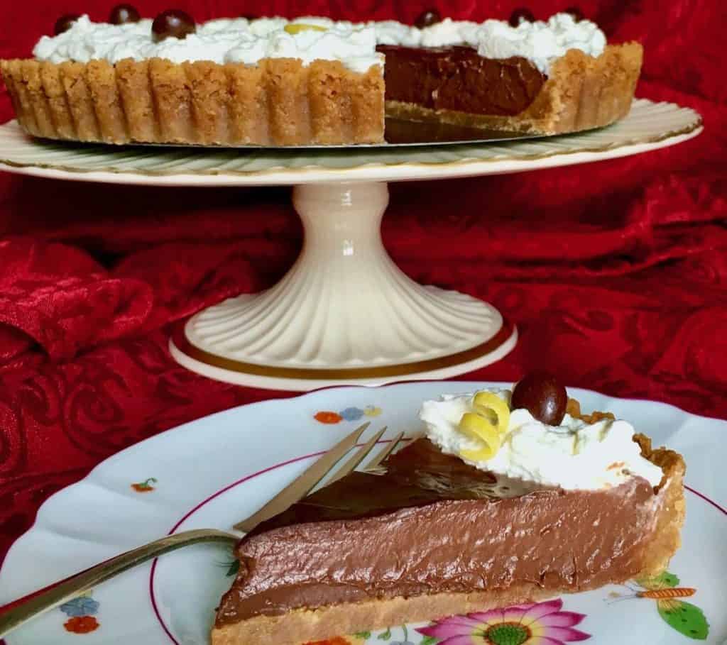 Chocolate Custard Pie with Espresso - Good Grief Cook Good Grief Cook