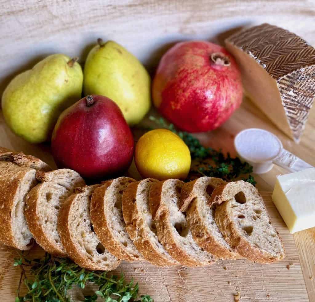 The Most Festive Pear Crostini - Good Grief Cook Good Grief Cook
