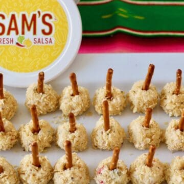 The Best Salsa Cheese Ball Pops - Good Grief Cook