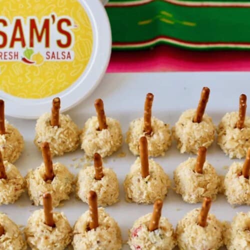 The Best Salsa Cheese Ball Pops - Good Grief Cook