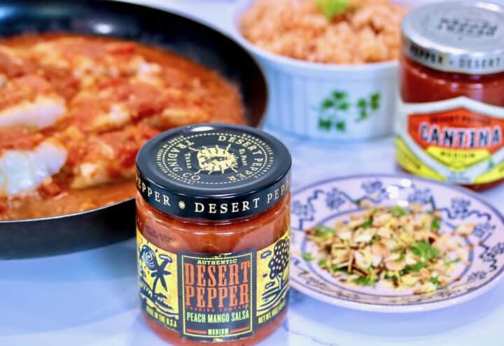 Easy Salsa Cod Dinner With Rice - Good Grief Cook