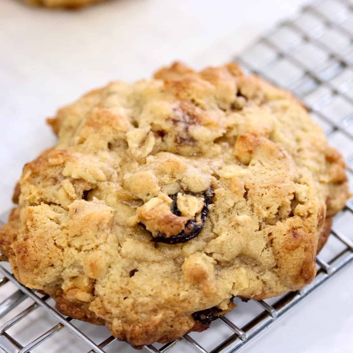 Oatmeal Raisin Cookies with Miso Glazed Walnuts - Good Grief Cook